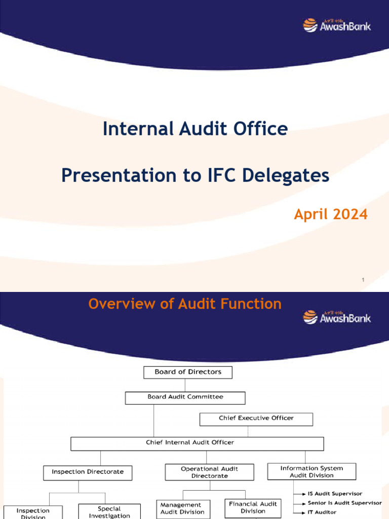 IFC Presentation ISA | PDF | Audit | Internal Audit