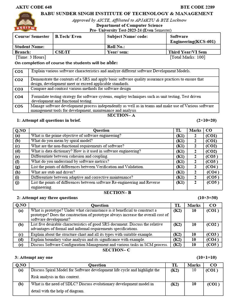 Software Engineering | PDF | Software | Software Development Process