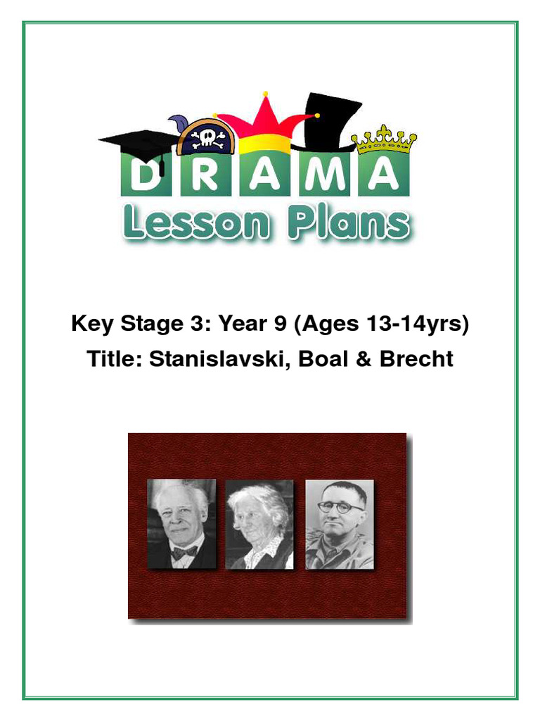 Yr 9 Stanislavski Boal Brecht | PDF