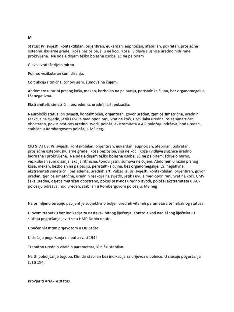 Status Ravlić | PDF