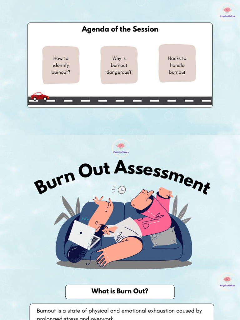 Burn Out and Stress Assessment | PDF | Occupational Burnout | Applied ...