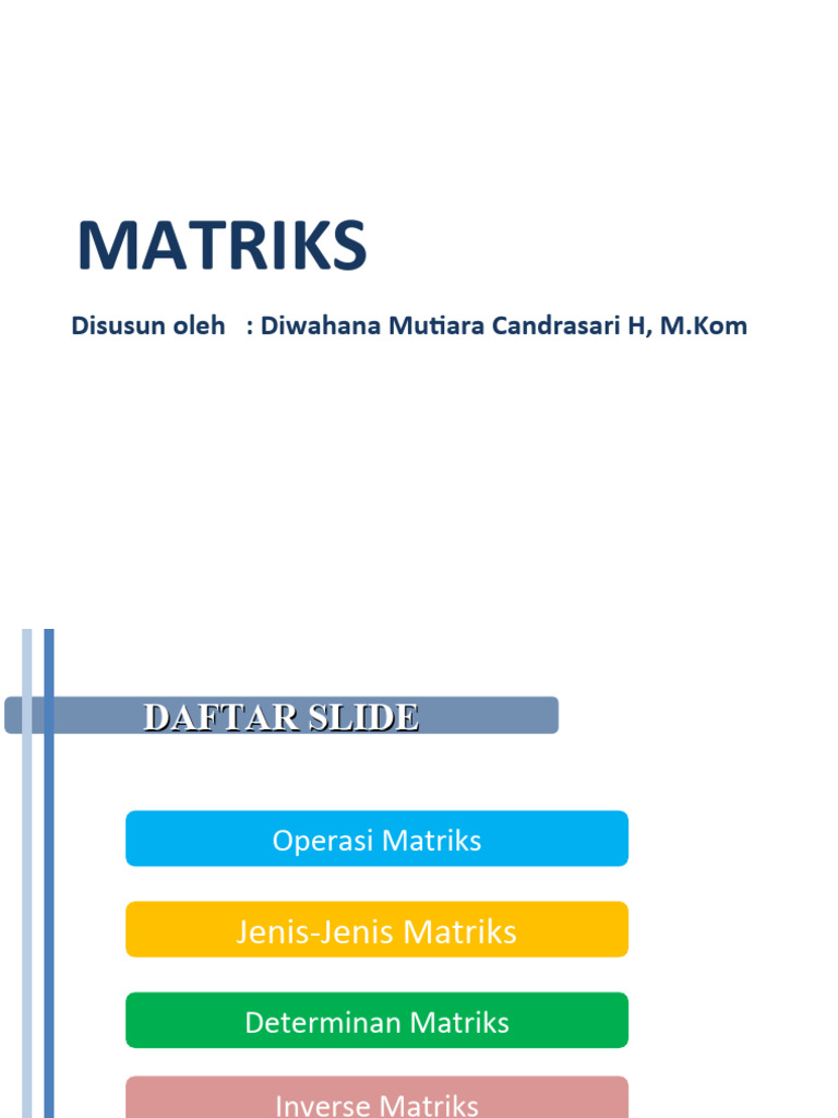 Matriks | PDF