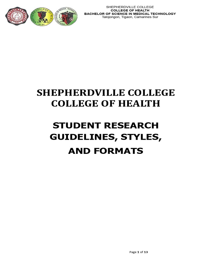 SVC RESEARCH STYLES_FORMAT 2024 | PDF | Theory | Hypothesis