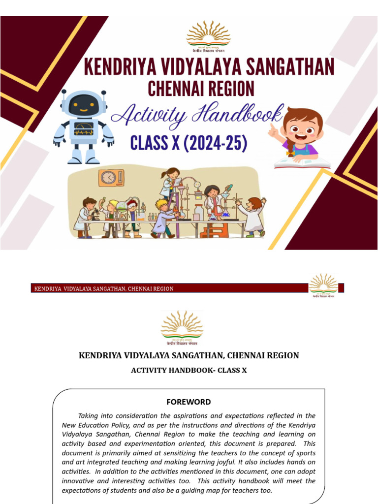 Class X Activity Handbook 2024-25 | PDF | Poetry | Creativity