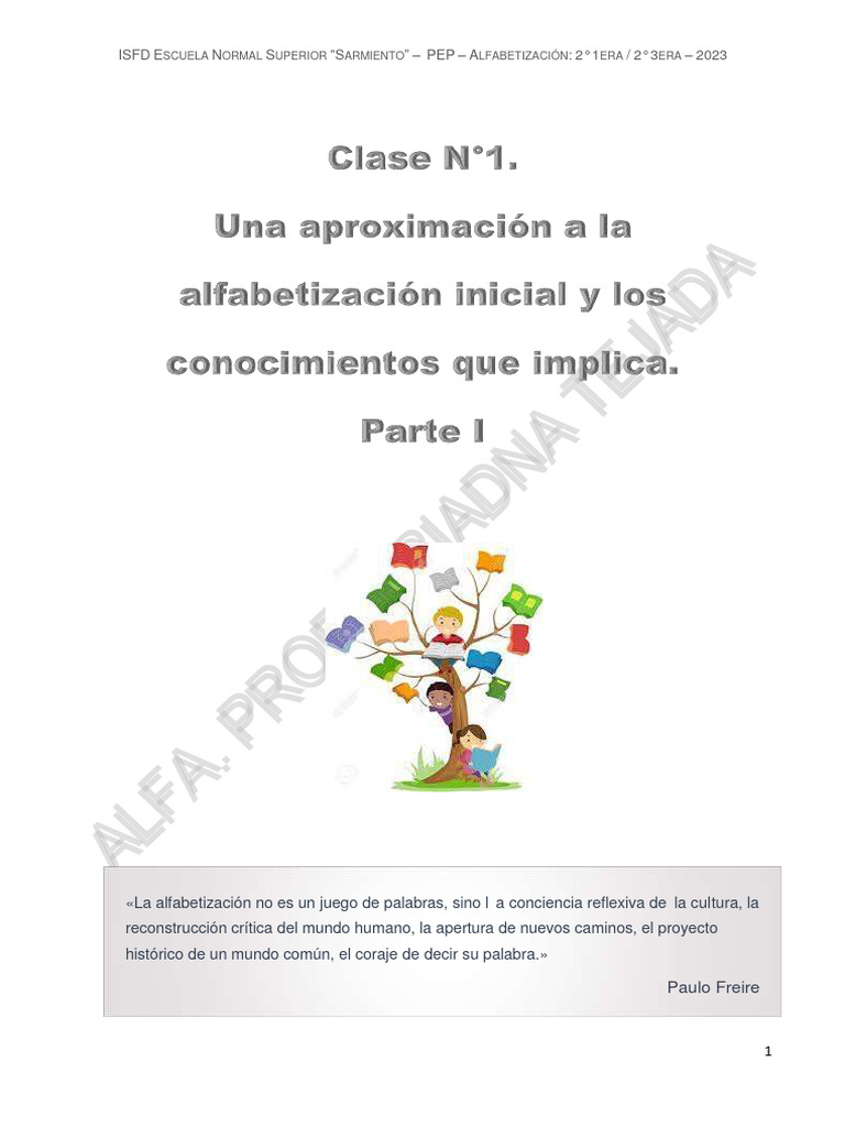 Alfabetización Inicial | PDF | Literatura | Aprendizaje