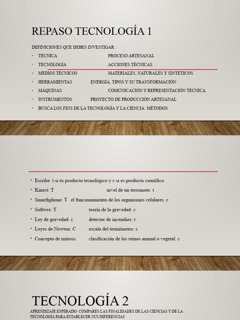 Definiciones y Diferencias entre Ciencia y Tecnología | PDF ...