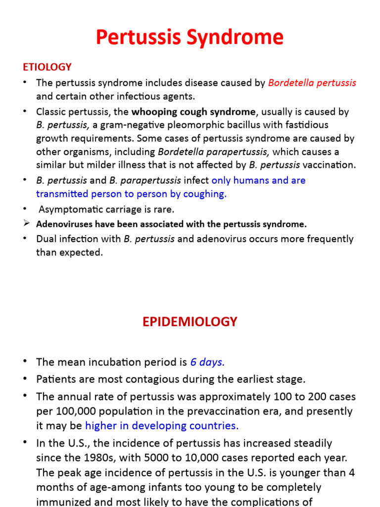15 Pertusis | PDF | Public Health | Microbiology
