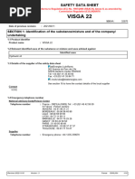 Veterinary Disinfectant SDS | PDF | Toxicity | Physical Sciences
