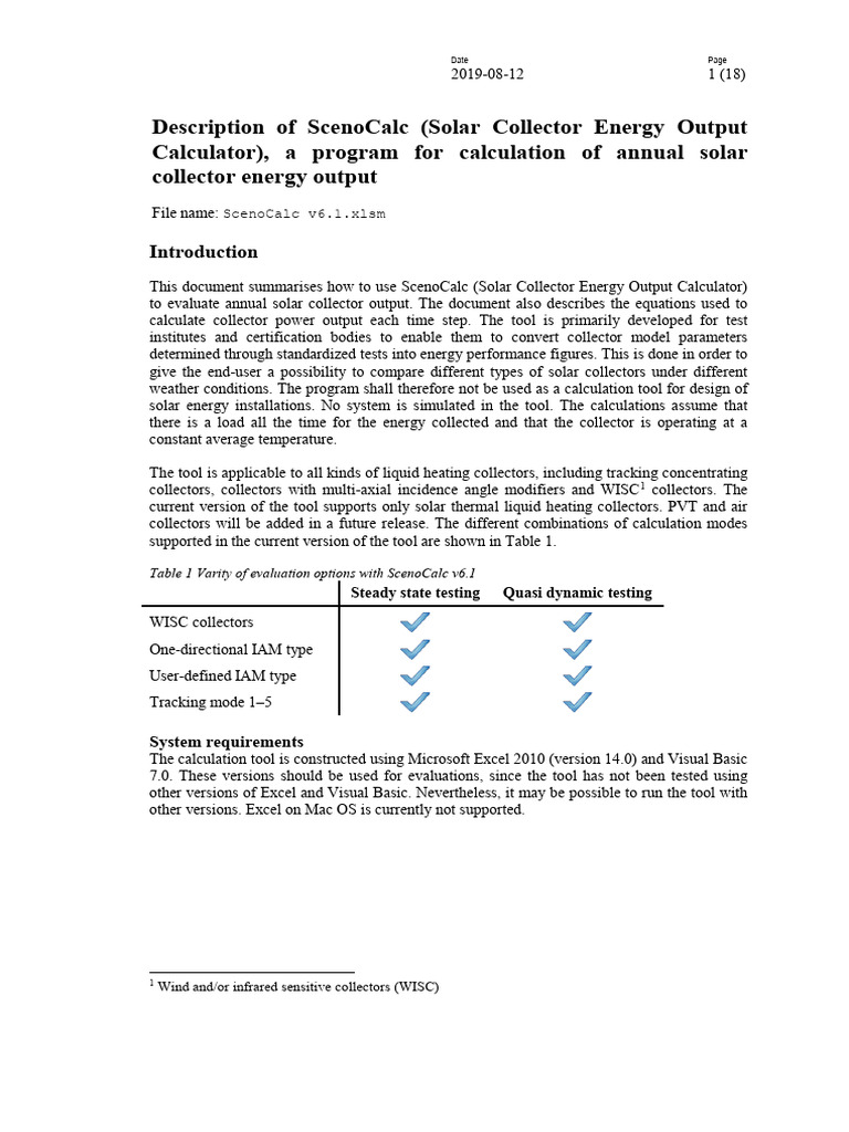 Nomenclatura Solar Keymark | PDF | Rotation | Heat Transfer