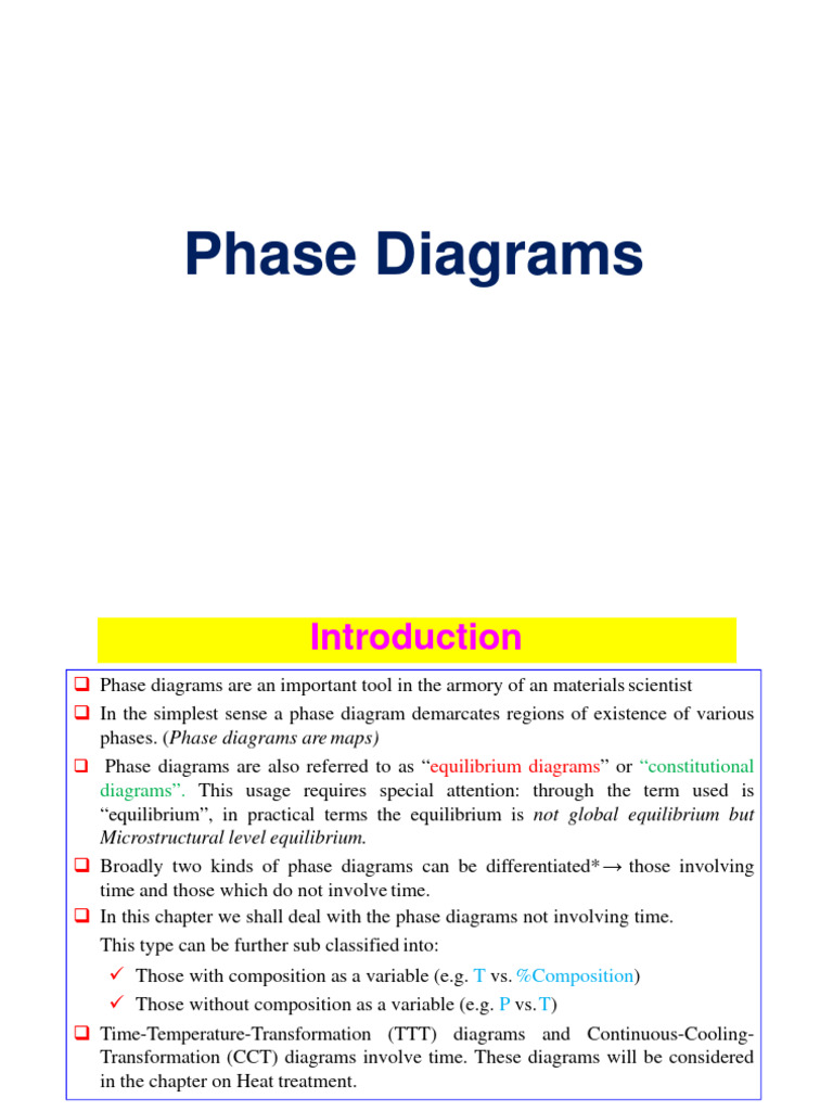 6. Phase Diagrams | PDF | Phase (Matter) | Phase Rule