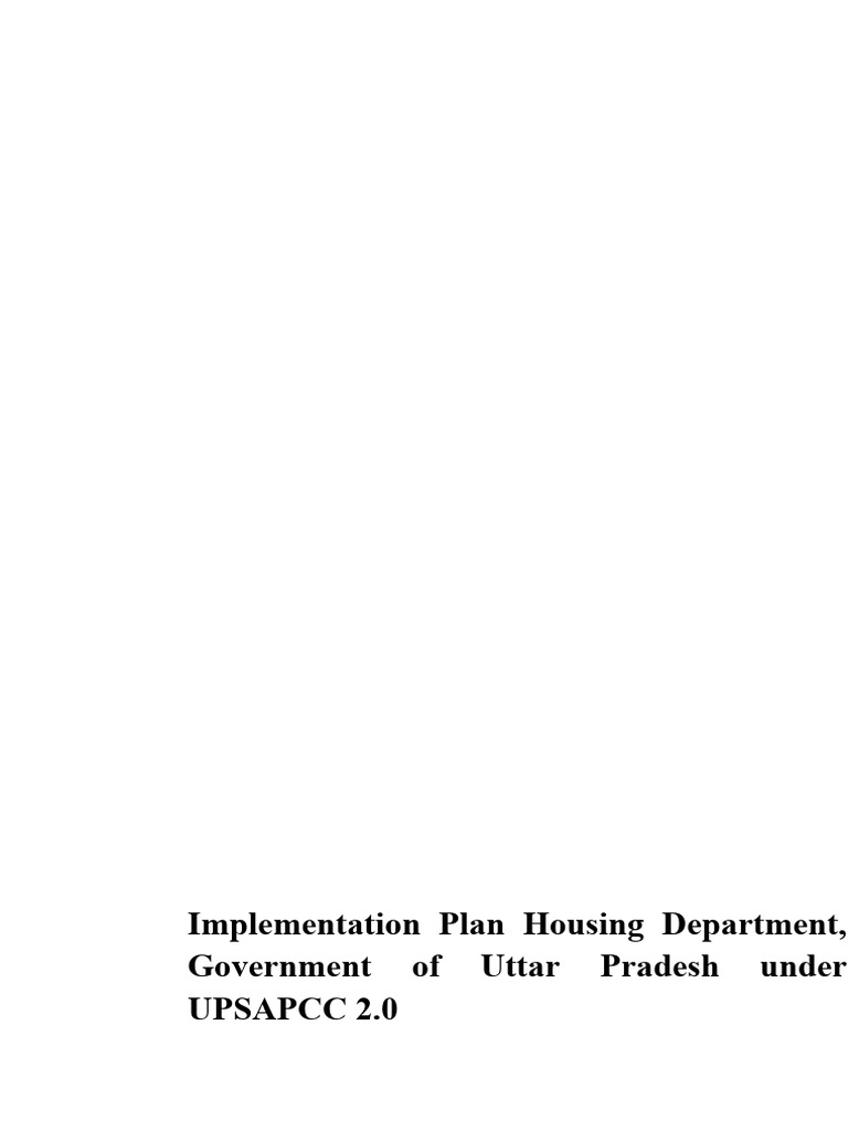 Implementation Plan For Housing Department v1 15.05.2024 | PDF | Green ...