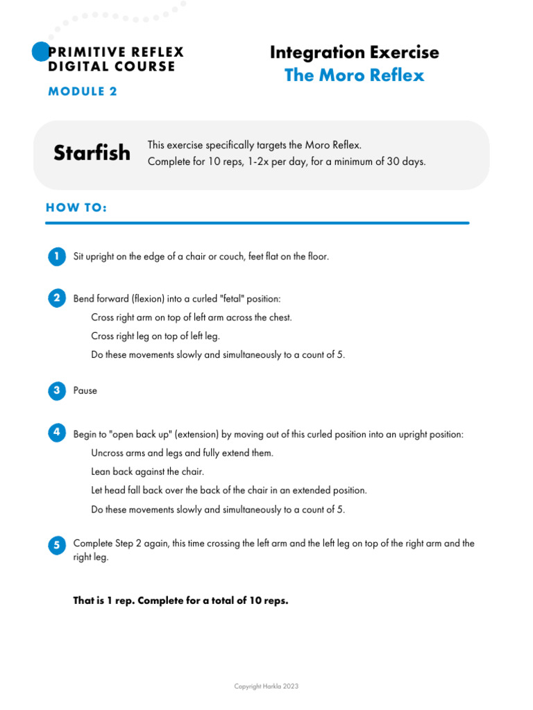 Mod2MoroReflex IntegrationExercise Starfish-230707-151304 | PDF