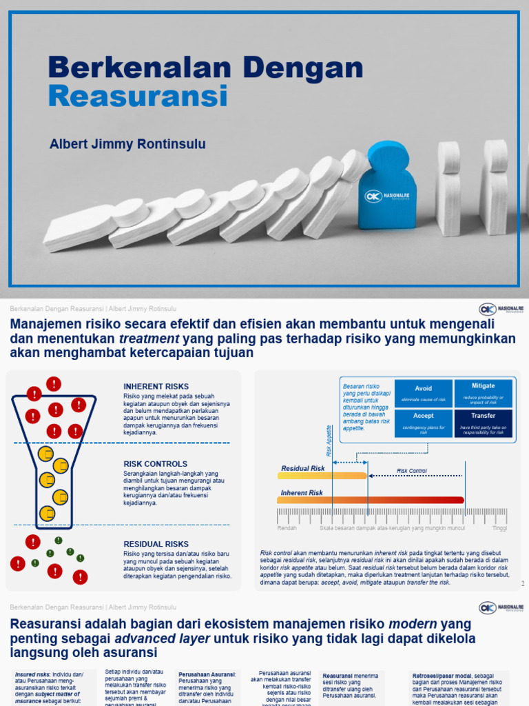 (Draft) Berkenalan Dengan Reasuransi | PDF
