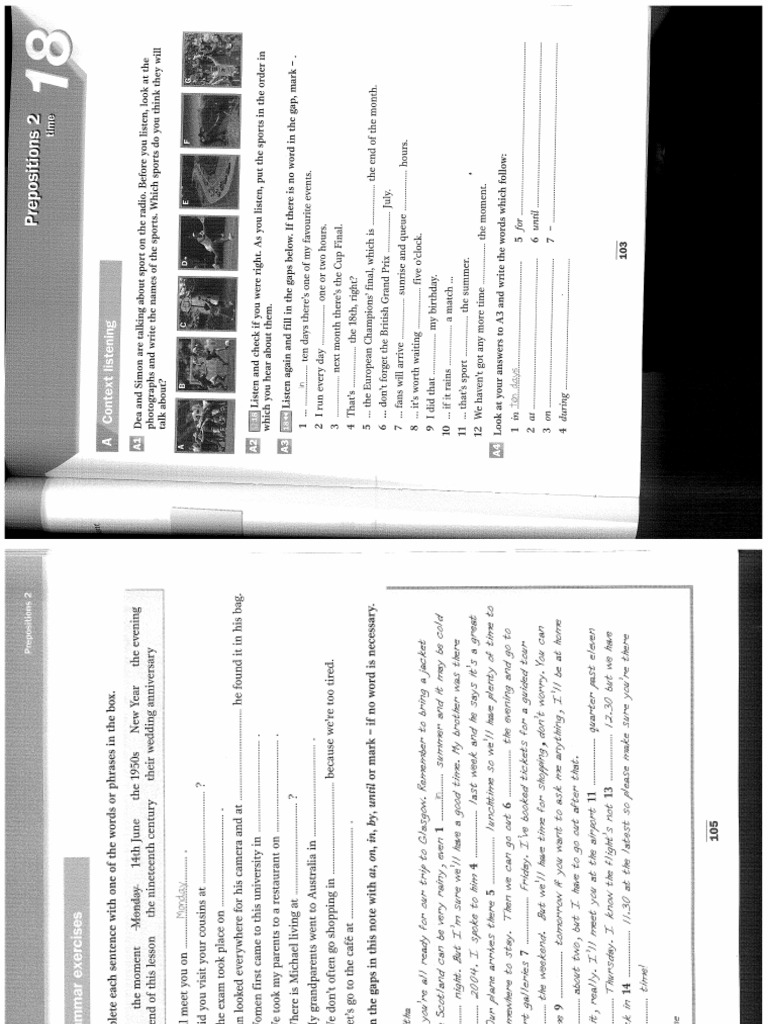 Prepositions 2 | PDF