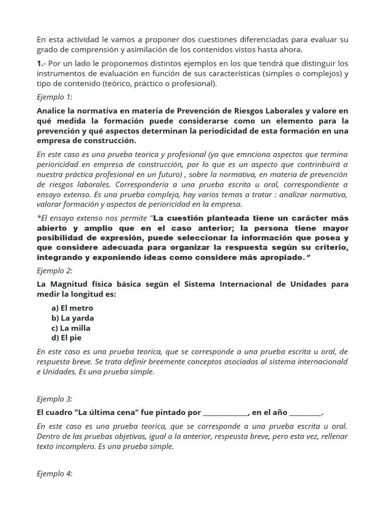 MF1445. Realiza A Valorar Por El Tutor. Tema 1. Apartado 1.2. | PDF ...