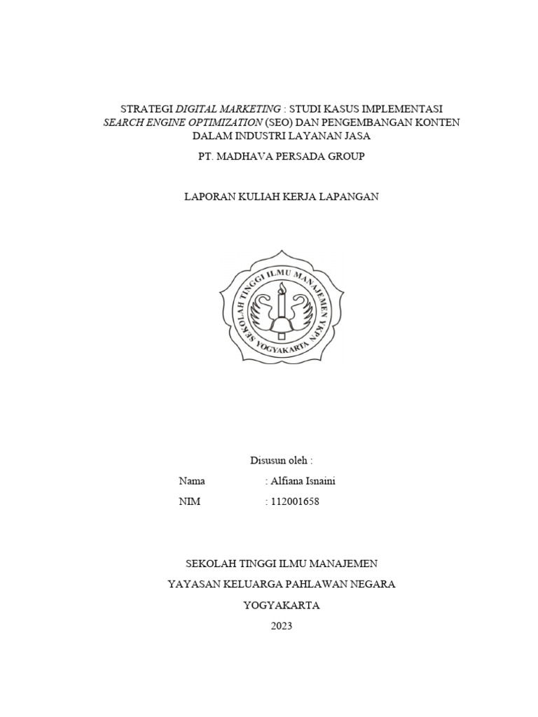 KKL Alfiana Isnaini | PDF