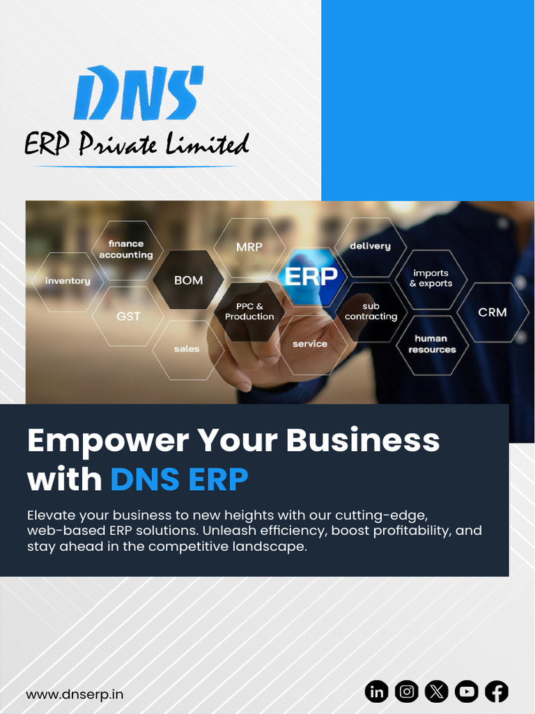 DNS ERP Brochure_Nov. 2023 | PDF | Enterprise Resource Planning ...