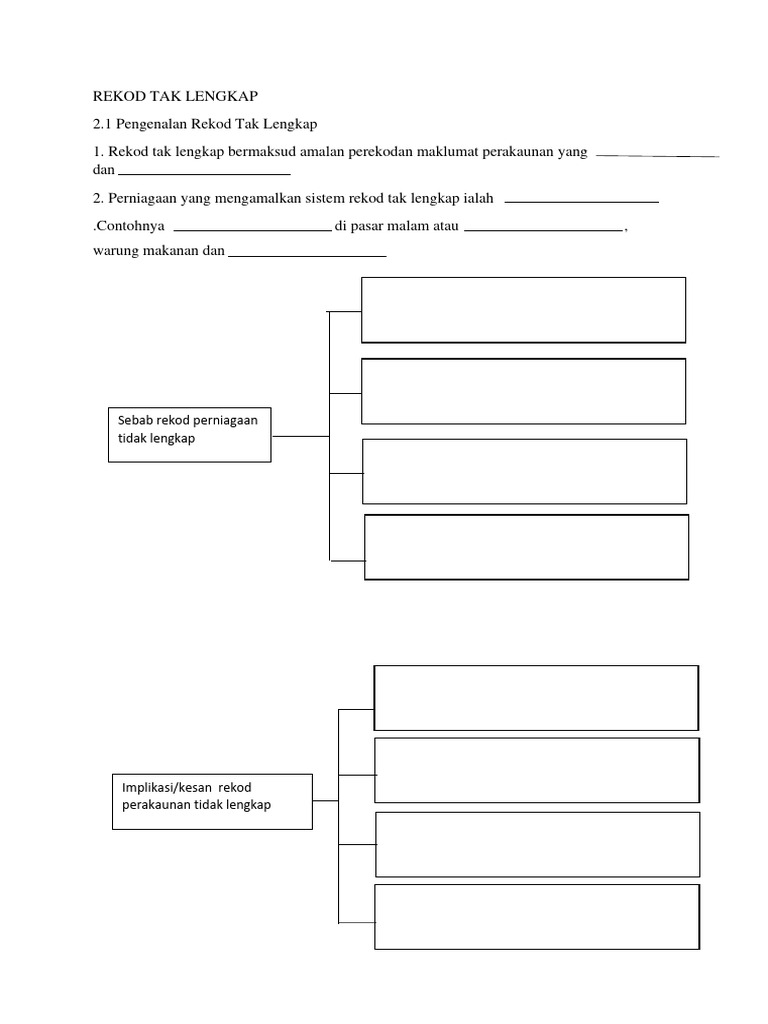 Modul 2 REKOD TAK LENGKAP | PDF