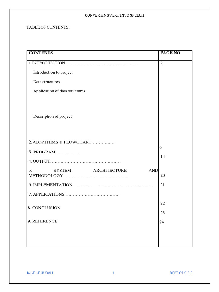 Text Into Speech Python Report | PDF | Speech Synthesis | Python (Programming Language)