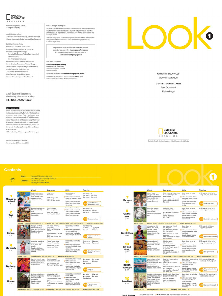 Look 1 Student's Book (British) | PDF