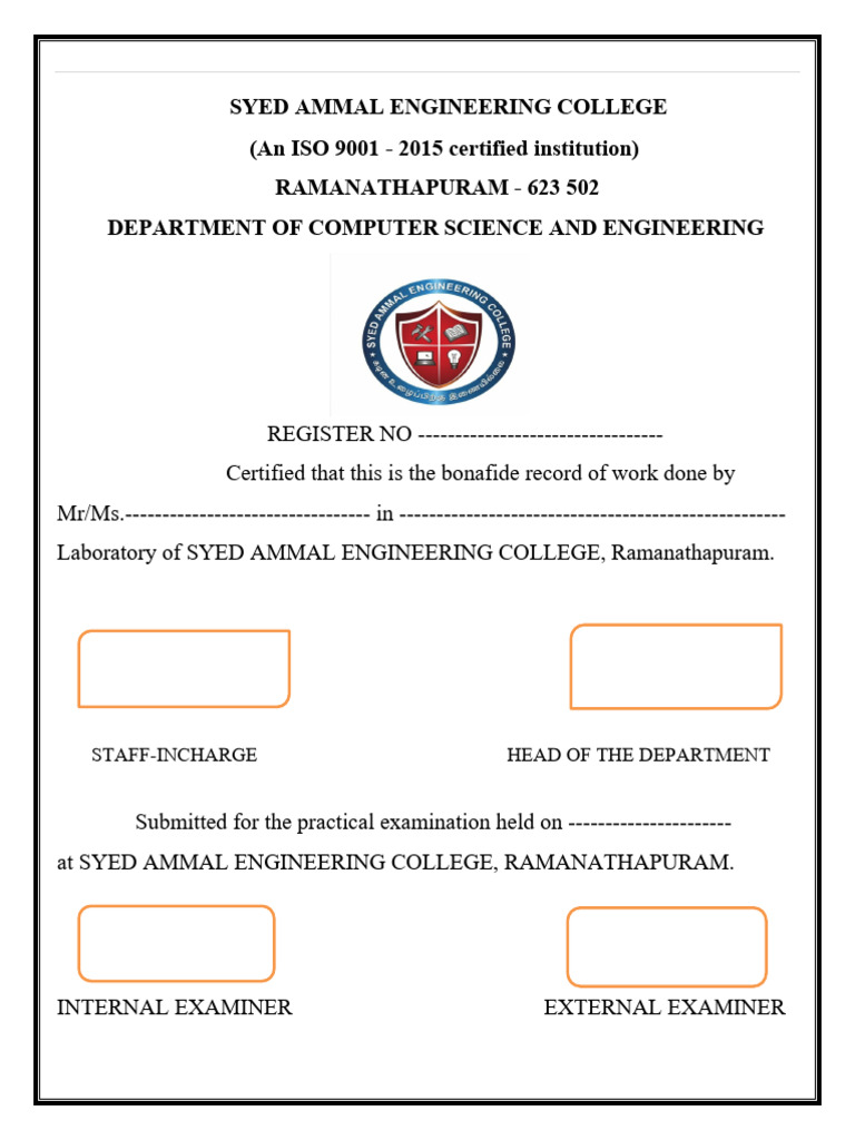 Cs8582-Object Oriented Analysisand Design Laboratory-46023968-Cs8582 - Ooad Lab (1) (1) (1) - 1 ...