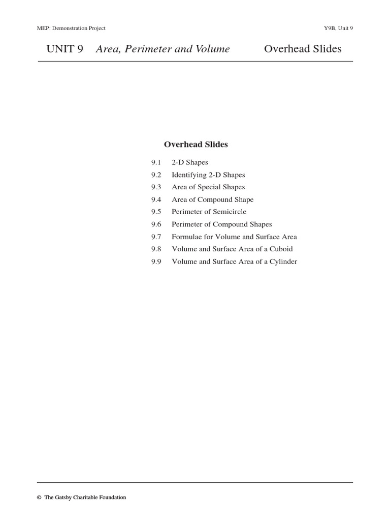 7. Overhead Slides | Download Free PDF | Area | Euclidean Plane Geometry