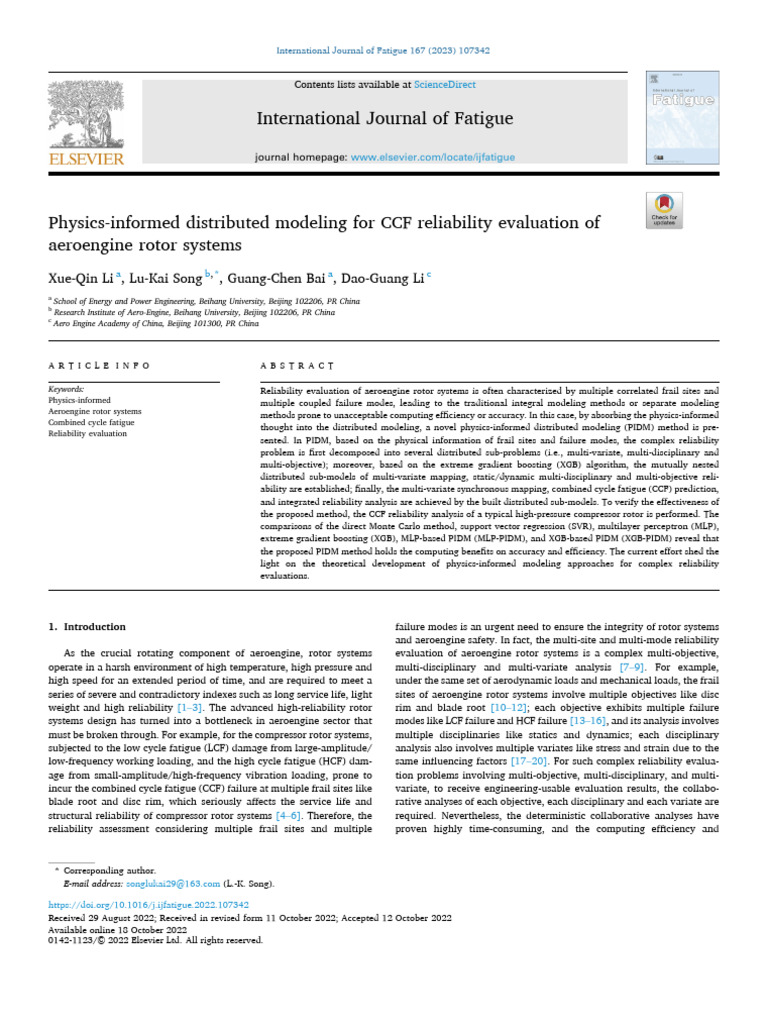 Full Text | PDF | Fatigue (Material) | Reliability Engineering