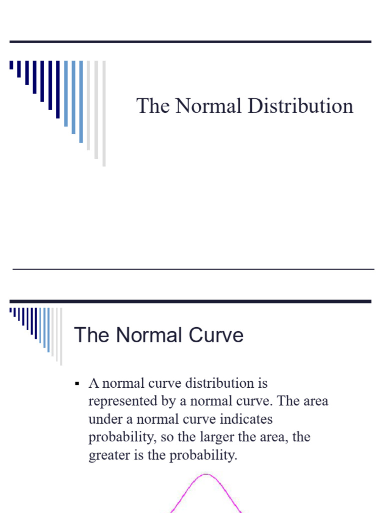 The Normal Distribution | Download Free PDF | Normal Distribution ...