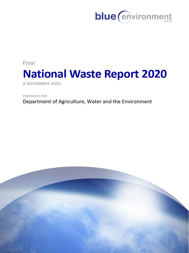 National Waste Report 2020 | PDF | Waste | Waste Management