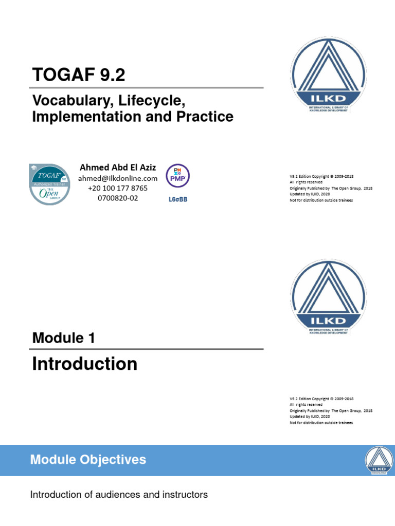 Togaf 9.2 | PDF | Enterprise Architecture | Conceptual Model