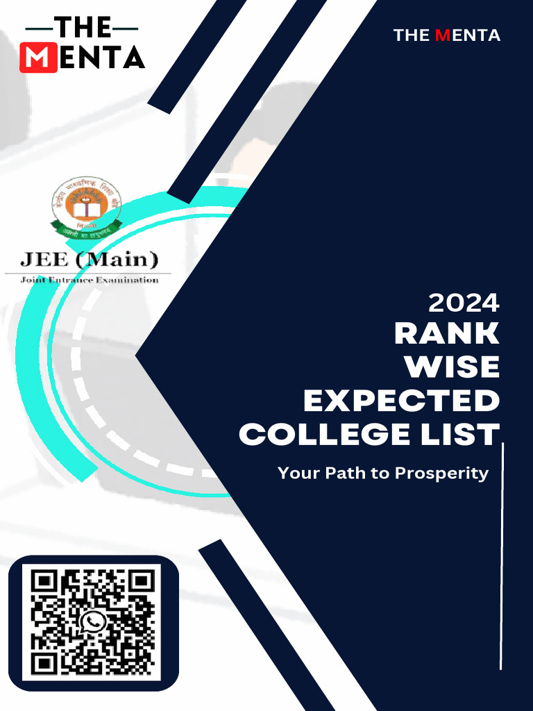 Rank Wise Expected College List | PDF | Government Of India | Career ...