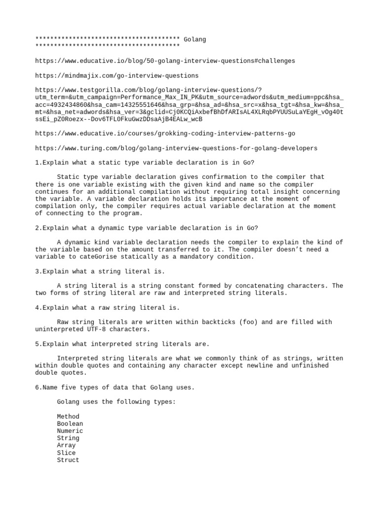 Questions and Answers | PDF | Computing | Object Oriented Programming