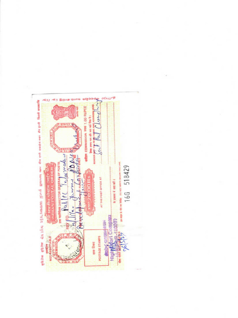 Postal Order1 | PDF