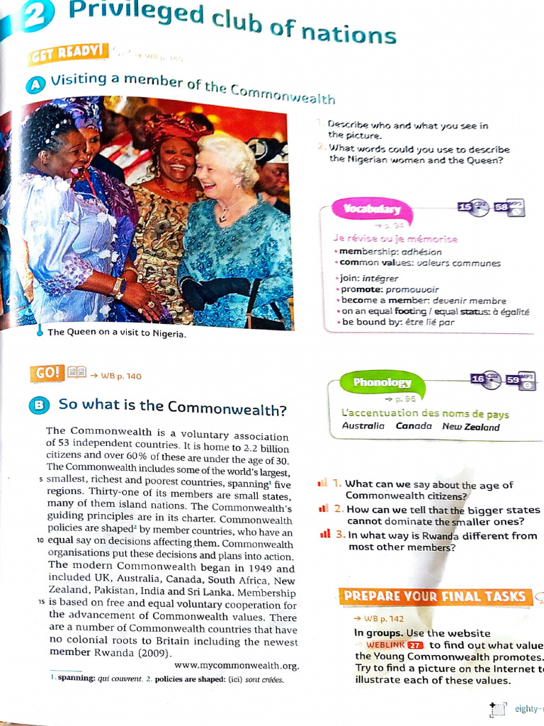 The Commonwealth Countries | PDF | Commonwealth Of Nations