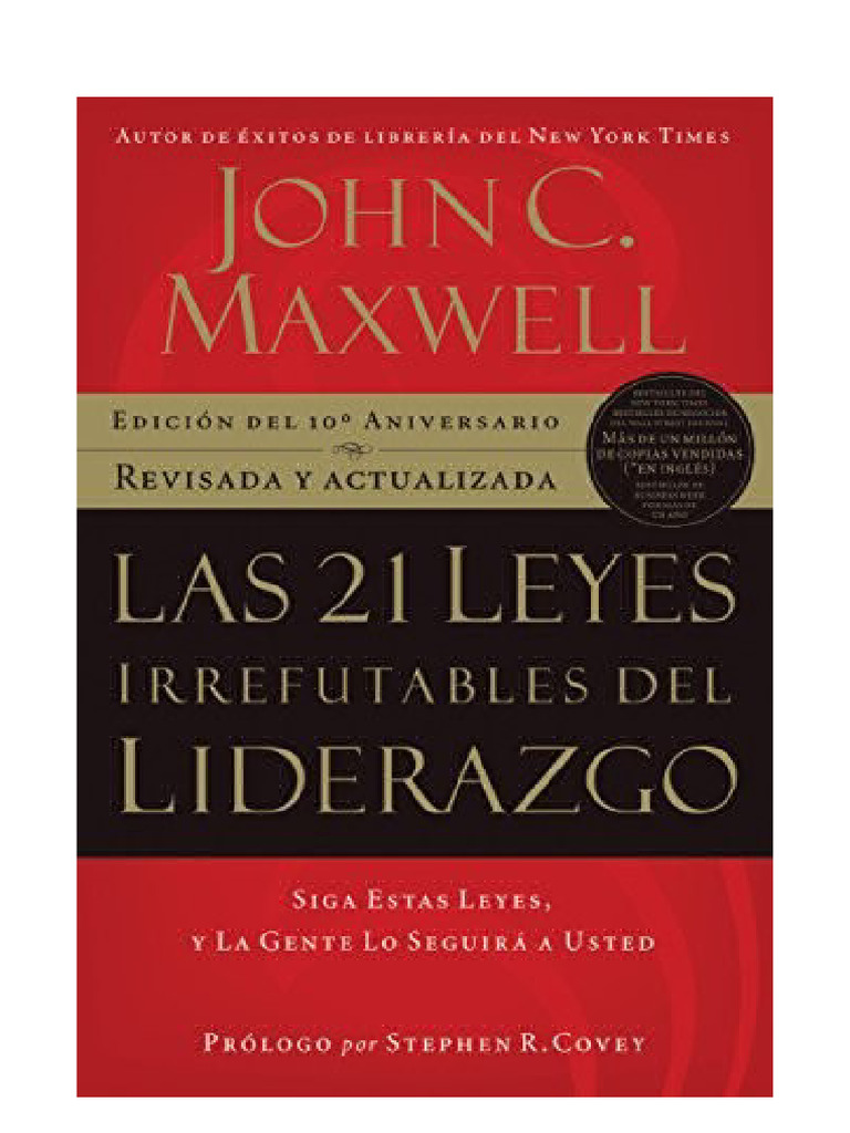 LAS 21 LEYES IRREFUTABLES DEL LIDERAZGO | Descargar gratis PDF ... LAS 21 LEYES IRREFUTABLES DEL LIDERAZGO | Descargar gratis PDF ...