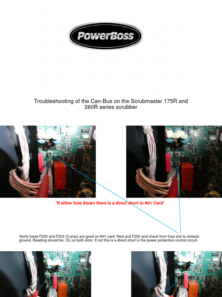 14.Troubleshooting of the Can-Bus on the Scrubmaster series | PDF | Power (Physics) | Electric Power