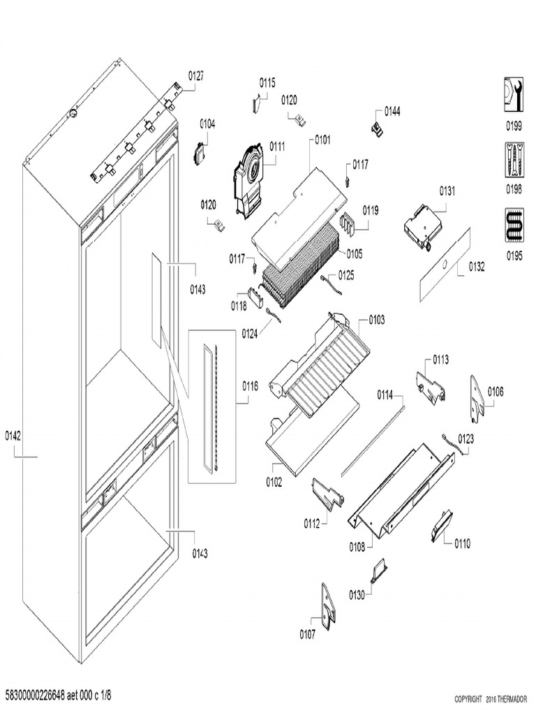 Exploded View | PDF | Refrigerator | Tools