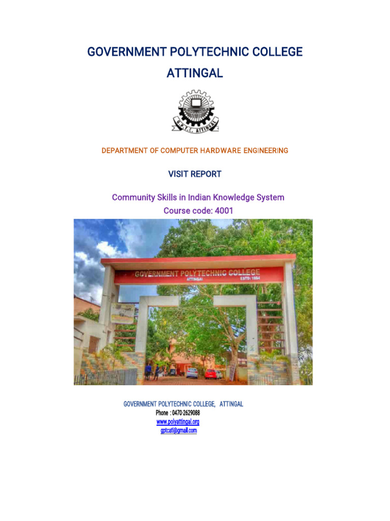 Community Visit Report Part 1new | PDF | Computer Engineering ...