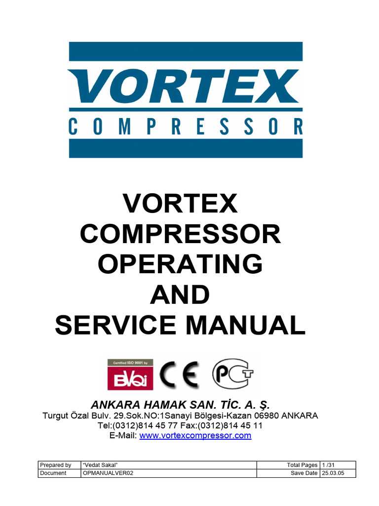 Vortex_MANUAL ERS11Ex | PDF | Belt (Mechanical) | Valve