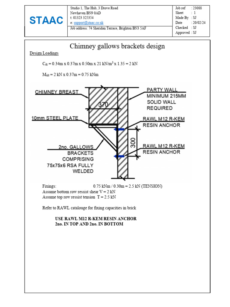 Gallows Brackets | PDF