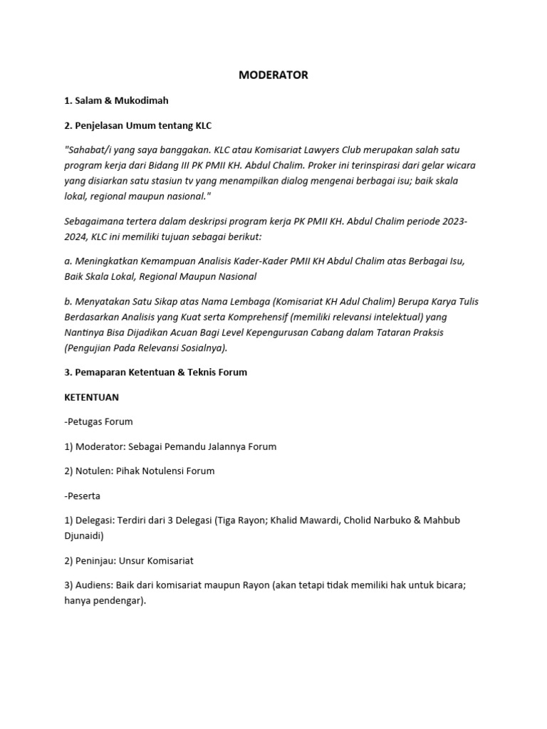 Teks Moderator-Wps Office | PDF