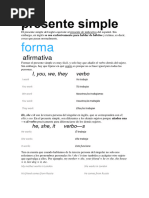 Reglas Presente Simple He She It | PDF