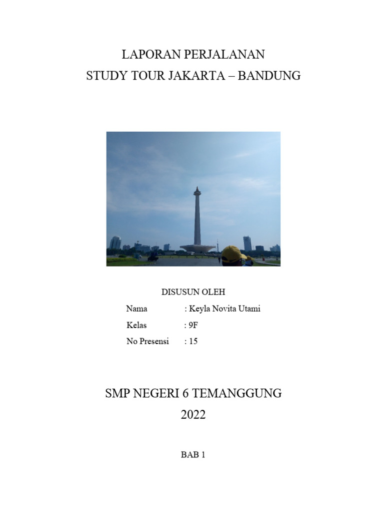 Laporan Study Tour | PDF