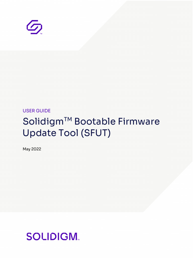 Solidigm Bootable FUT User Guide 730885 001US | PDF | Booting | Bios