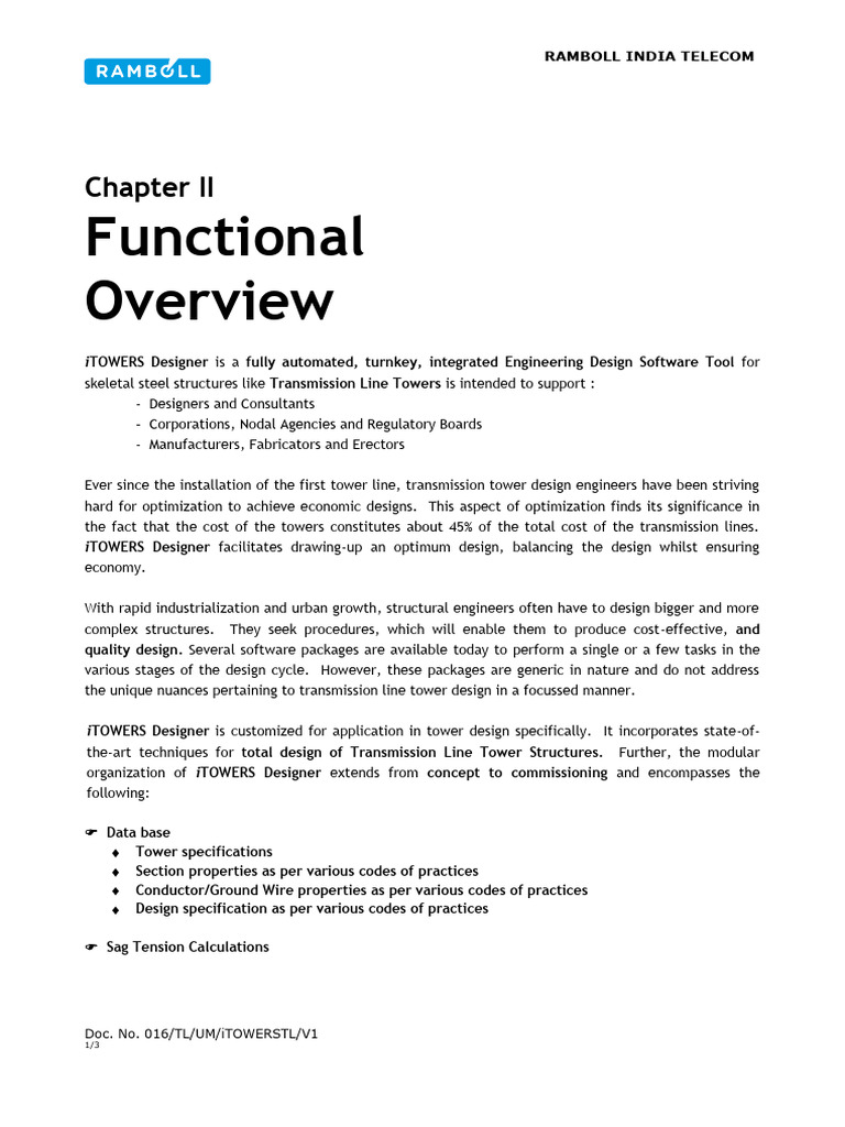 Chapter 2 Functional Overview | PDF | Databases | Design