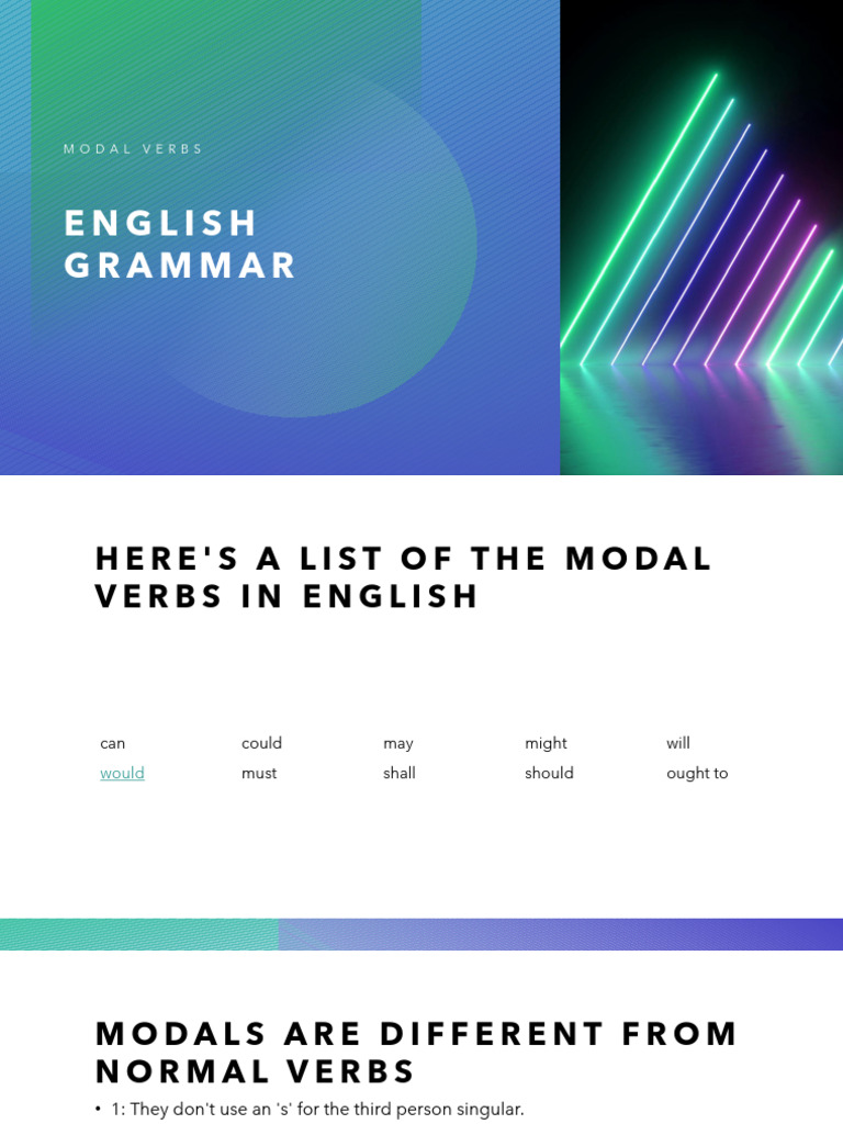 Modals and Modal Perfect | PDF | Semantic Units | Linguistics