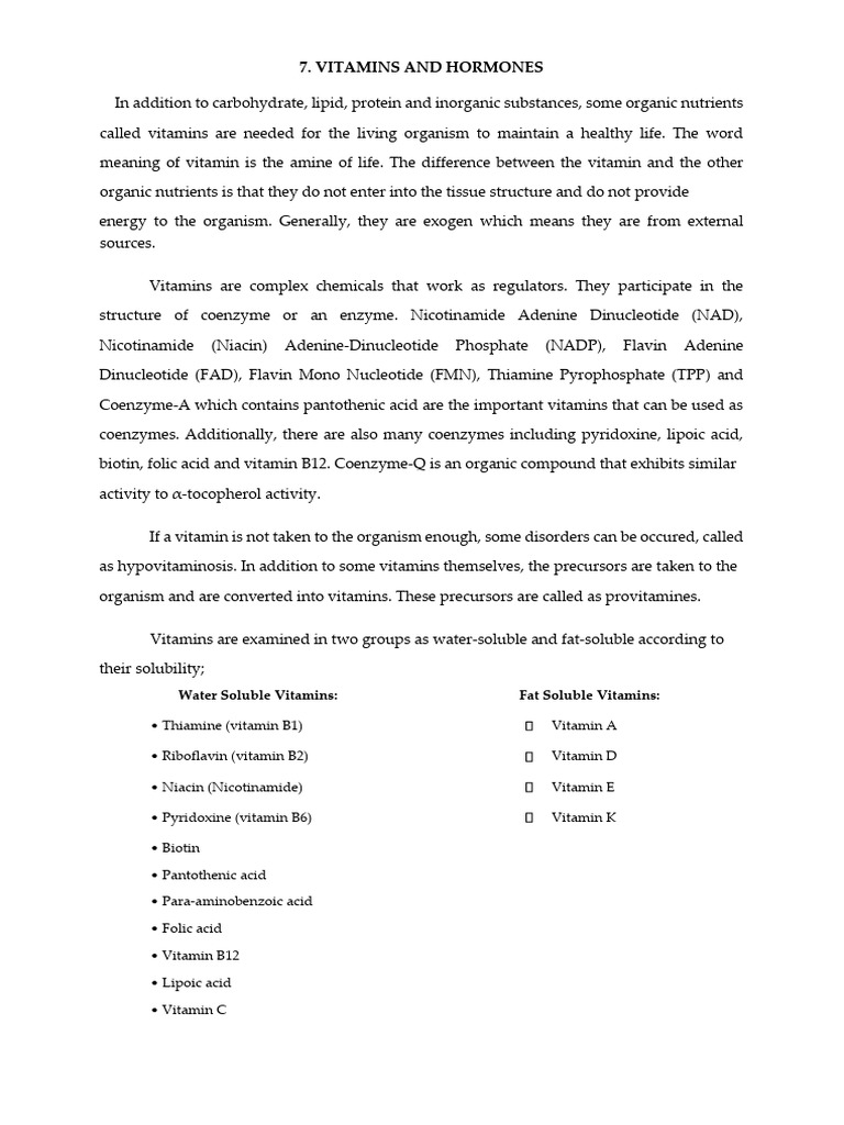 Vitamins and Hormones | PDF | Vitamin C | Hormone