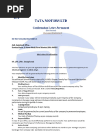 Tata Motors Letter Head | PDF