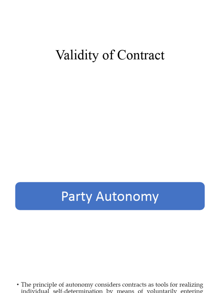 7 Validity of Contract | PDF | Misrepresentation | Void (Law)