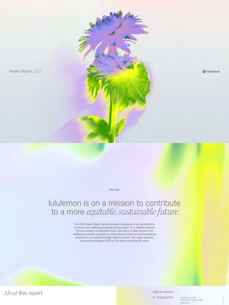 Lululemon Impact Report 2022 | PDF | Sustainability | Innovation